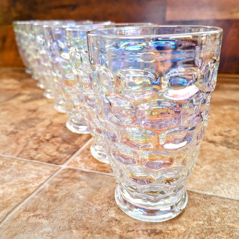 Thumbprint Glass - Etsy