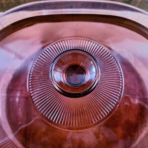 Vintage Cranberry Corning Visions 4 Qt Roasting Pan With Lid 1990s ...