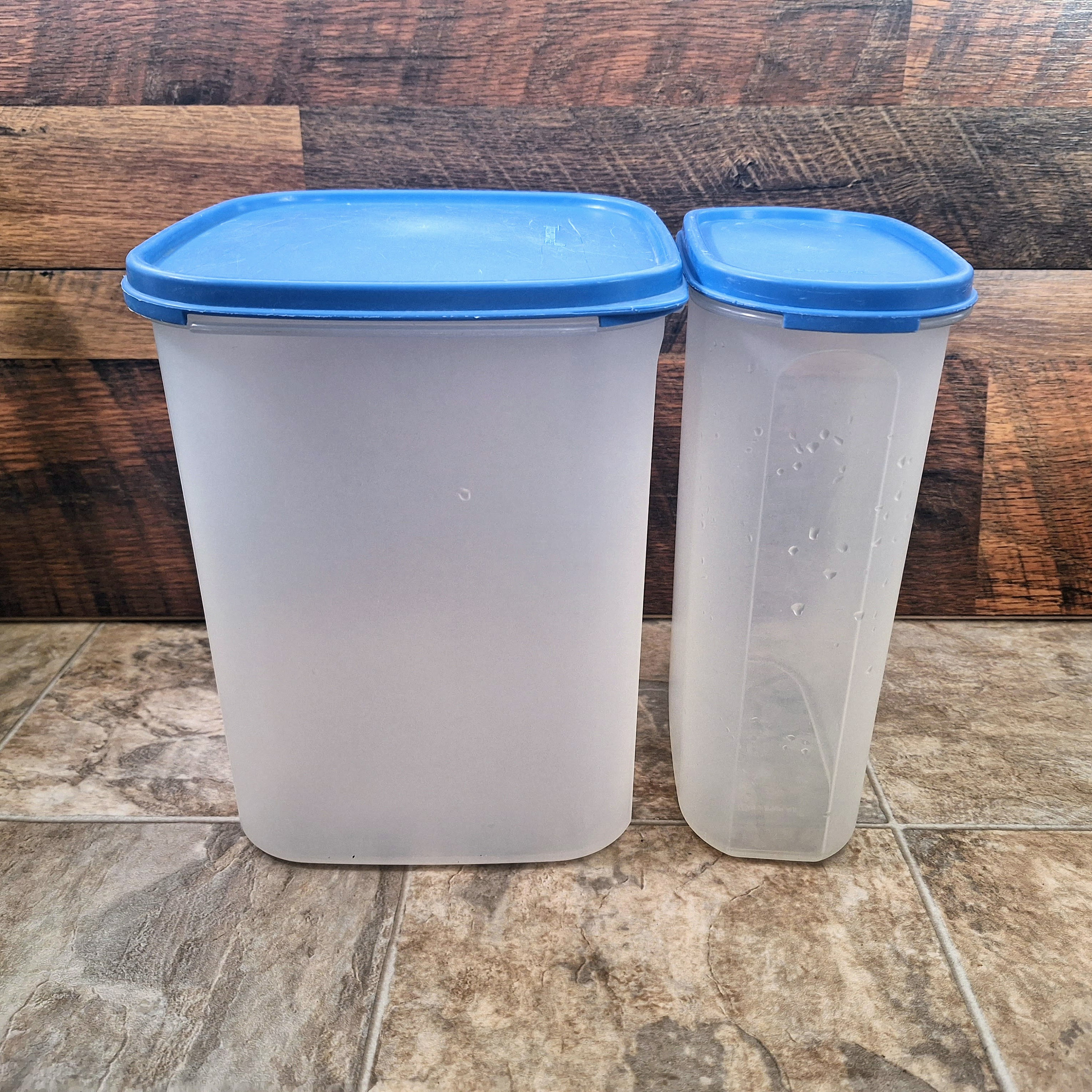 Vintage Blue Tupperware Set 1980s Tupperware Containers 17 - Etsy