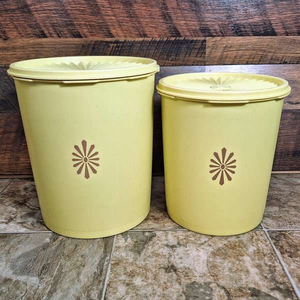 Vintage Tupperware Canisters - Etsy