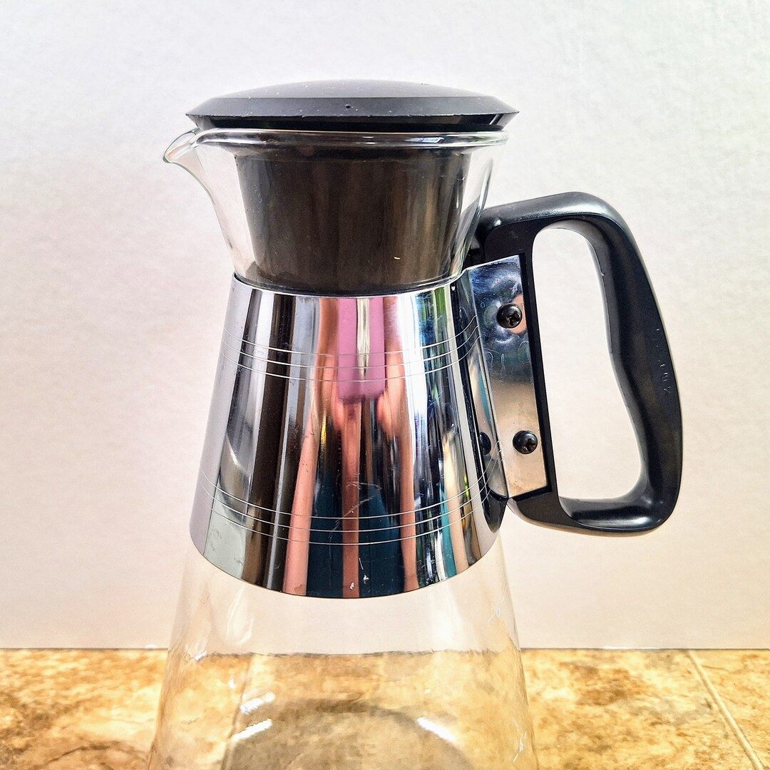 Vintage Corning Silex Coffee Carafe | 1950s MCM Glass Pitcher | Mid ...