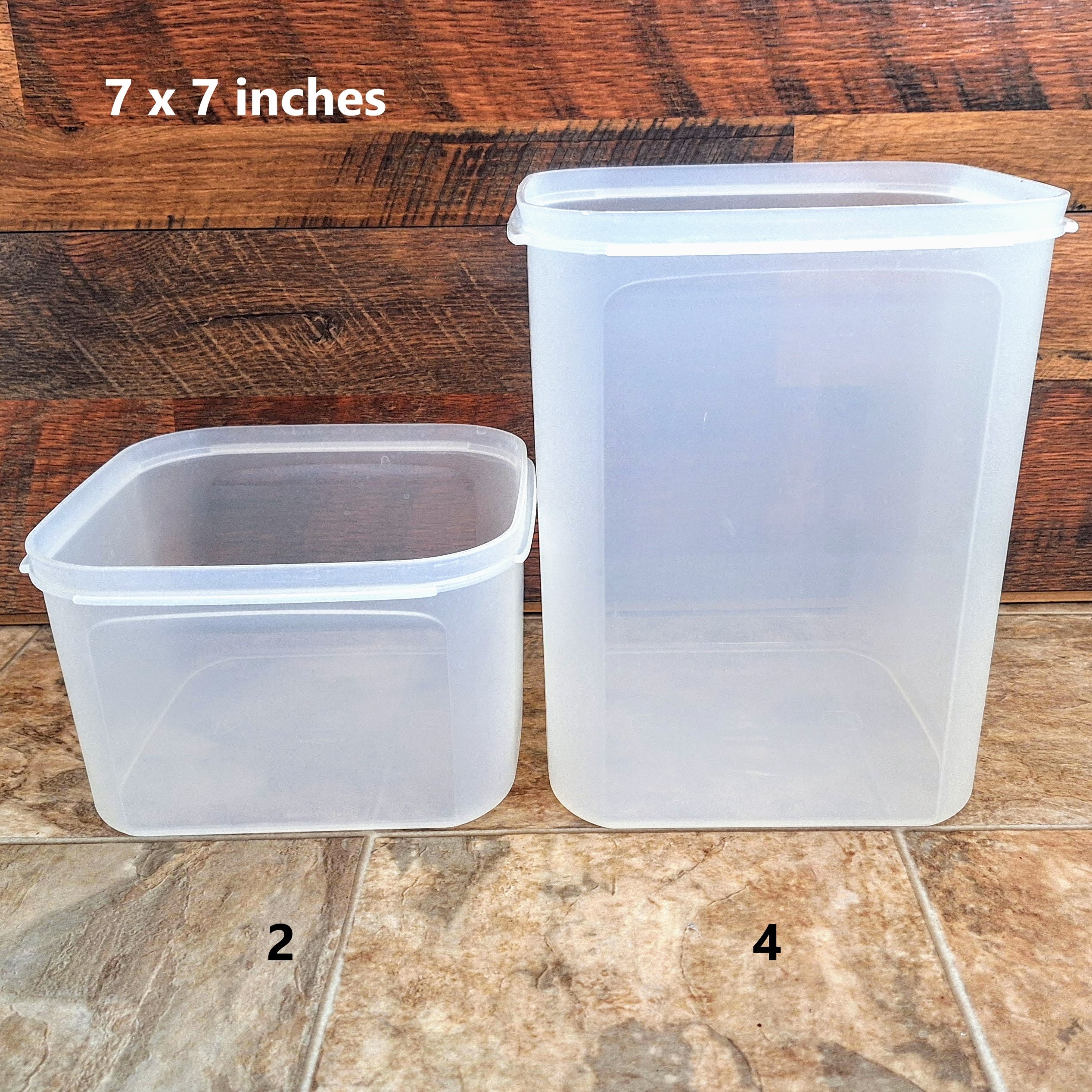 Vintage Tupperware Modular Mates | LIDS ONLY | 1980s Canisters/cabinet ...