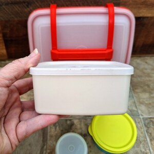 Vintage 1980s Tupperware Pack N Carry Lunchbox/bento Box With Handle ...