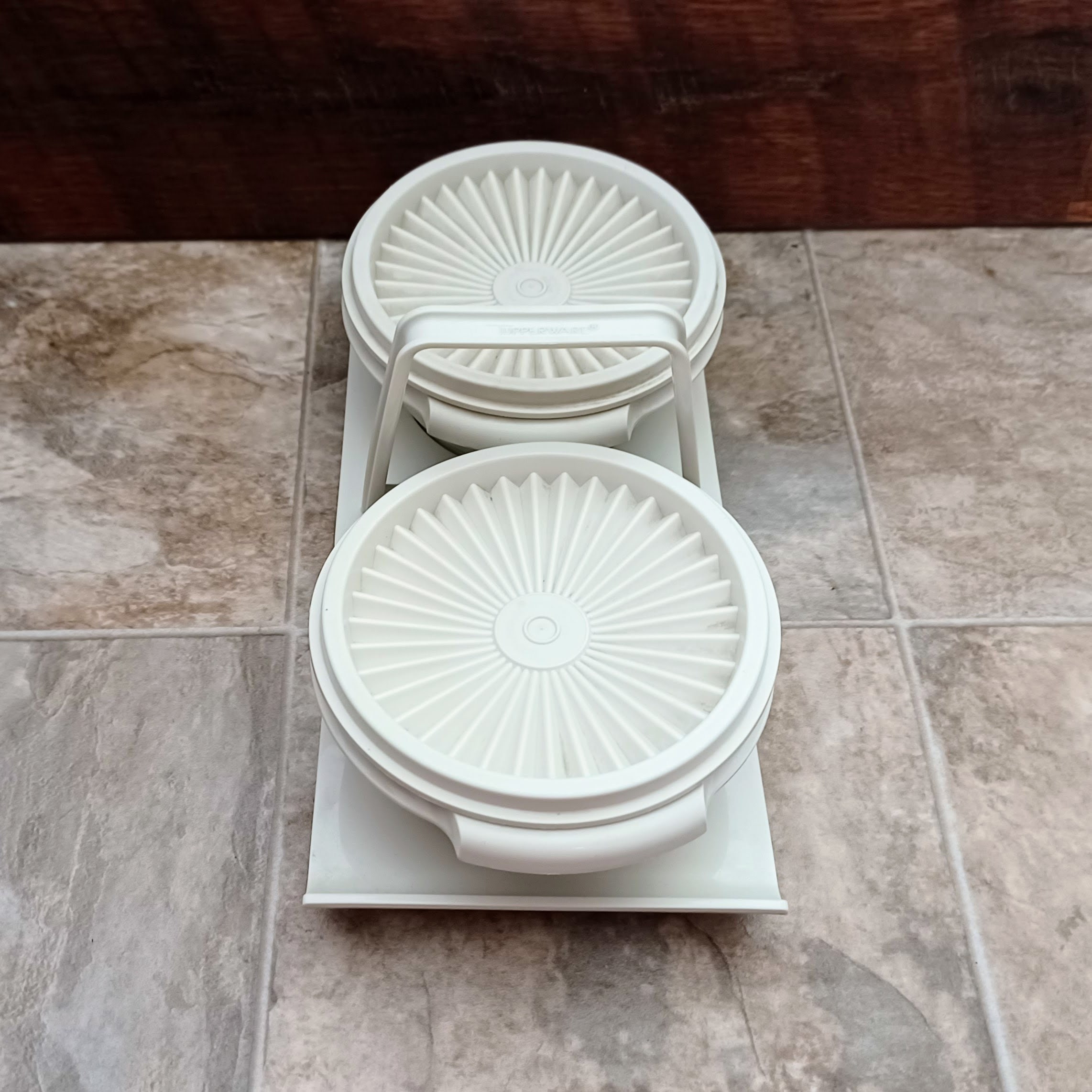 Vintage Tupperware Condiment Caddy 1970s Small Storage With Etsy