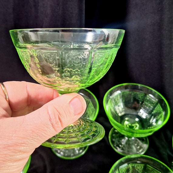 Vaseline Glass Patterns