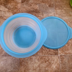 Set of 7 Vintage Tupperware Flat Out Bowls | 1990s Space Saving ...