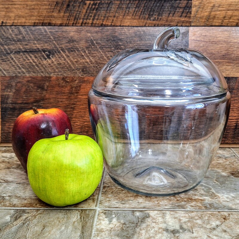 Vintage Glass Apples - Etsy