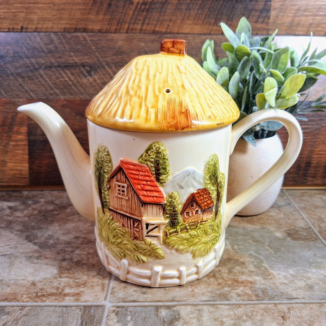 Vintage Marks and Rosenfeld Ceramic Coffee Tea Pot | Hand Painted ...