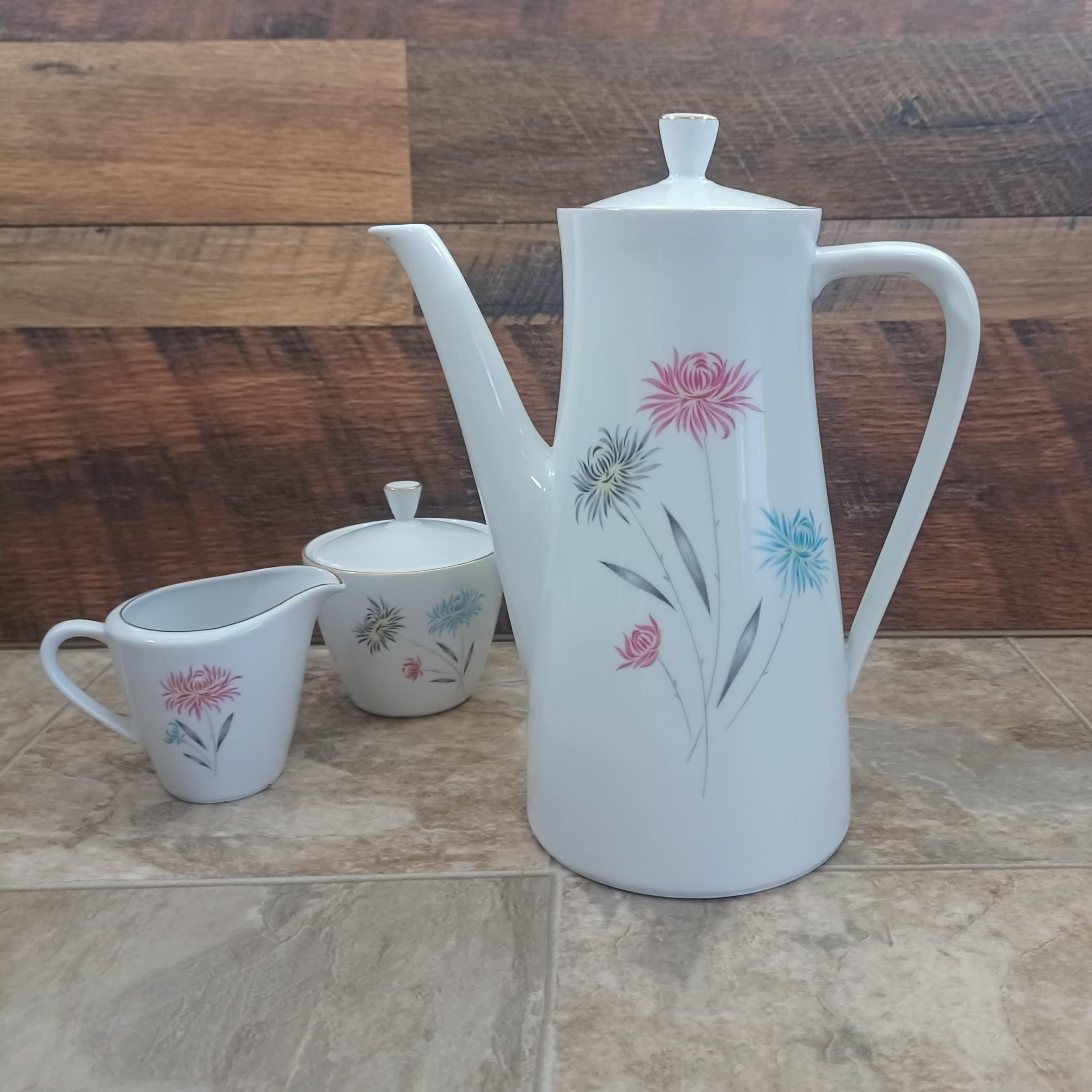 Mid Century Modern Coffee Service Vintage Tea Set 1950s - Etsy