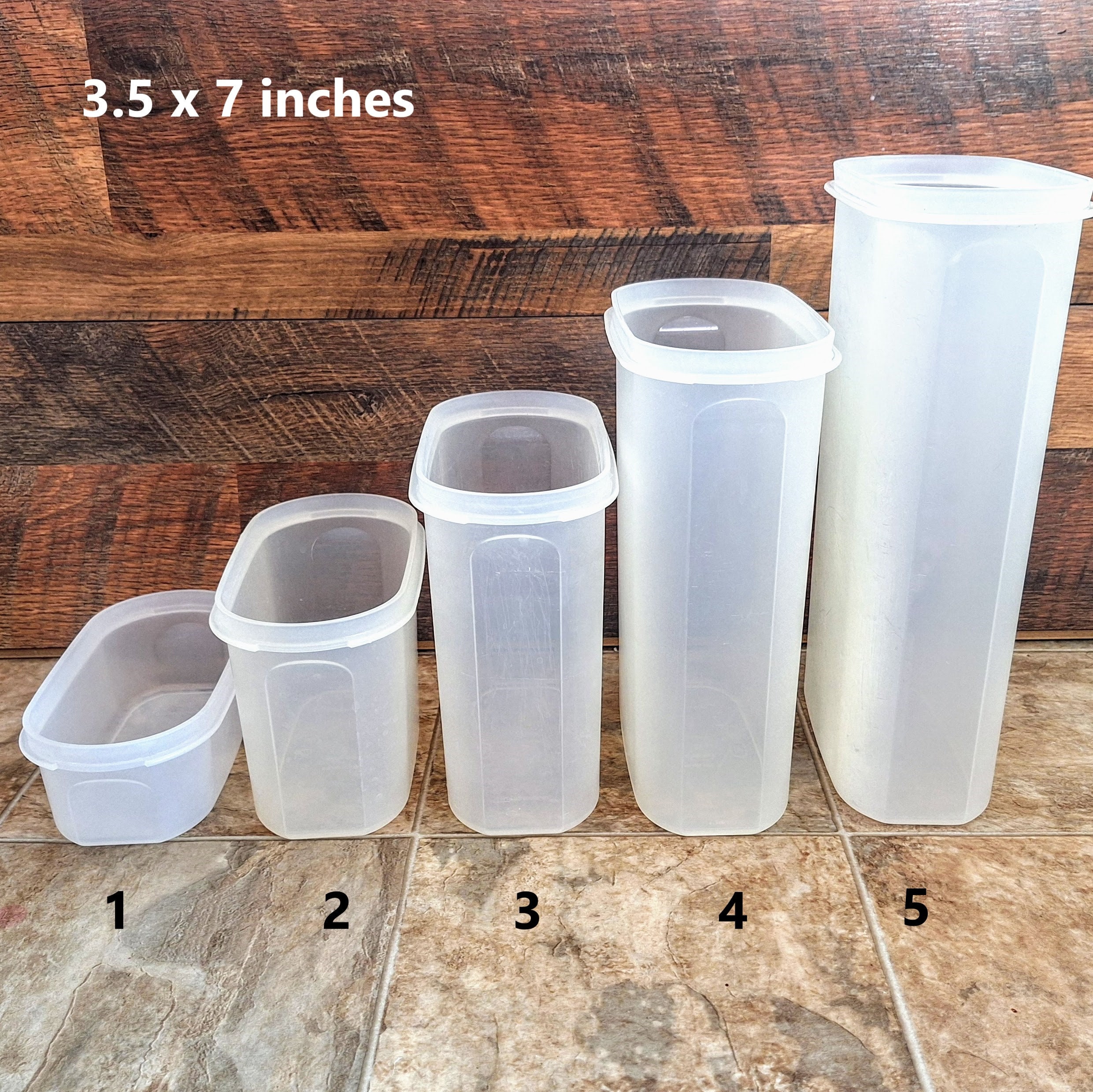 Vintage Tupperware Modular Mates | LIDS ONLY | 1980s Canisters/cabinet ...