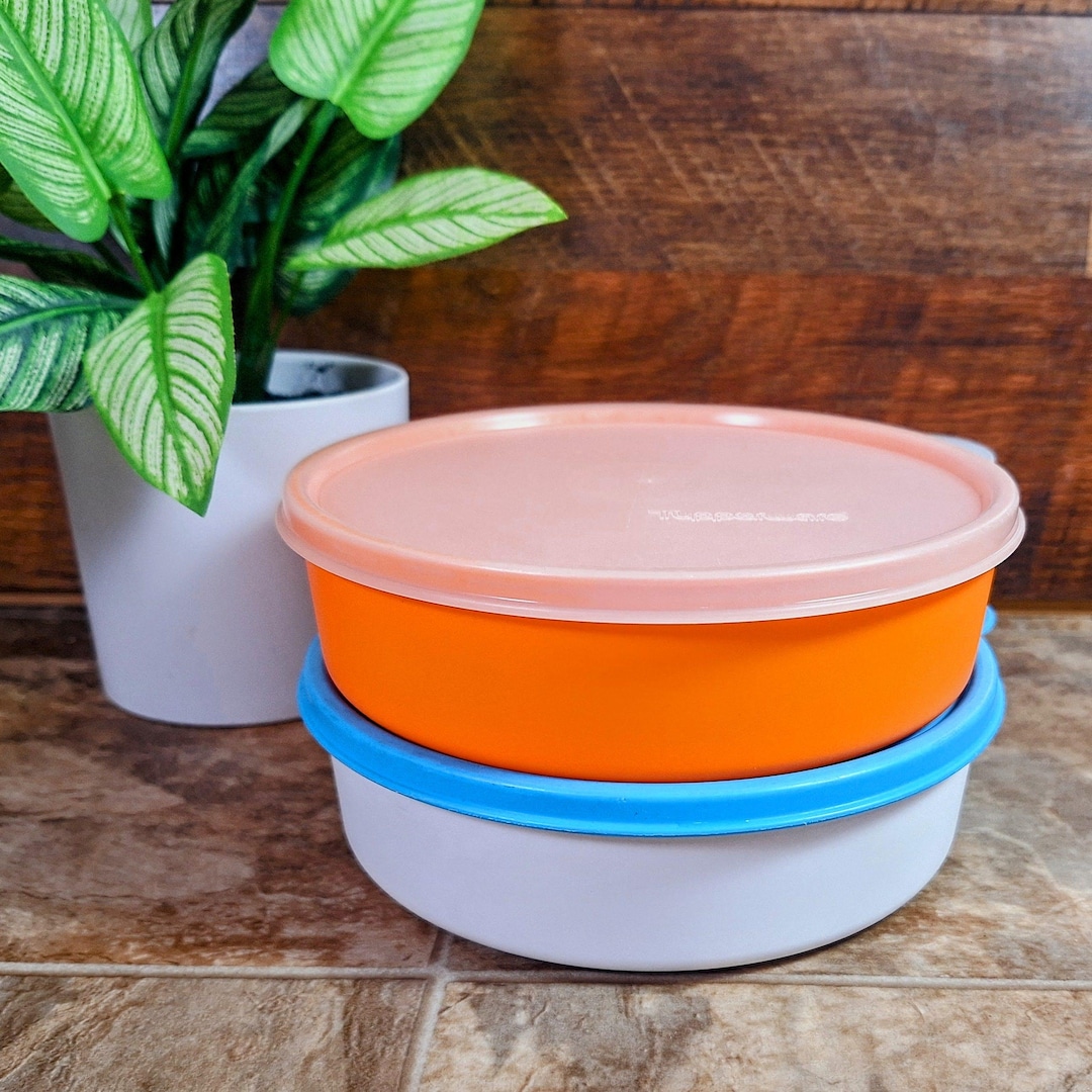 Set of 2 Vintage Tupperware Individual Salad/cereal Bowls | 6-inch ...