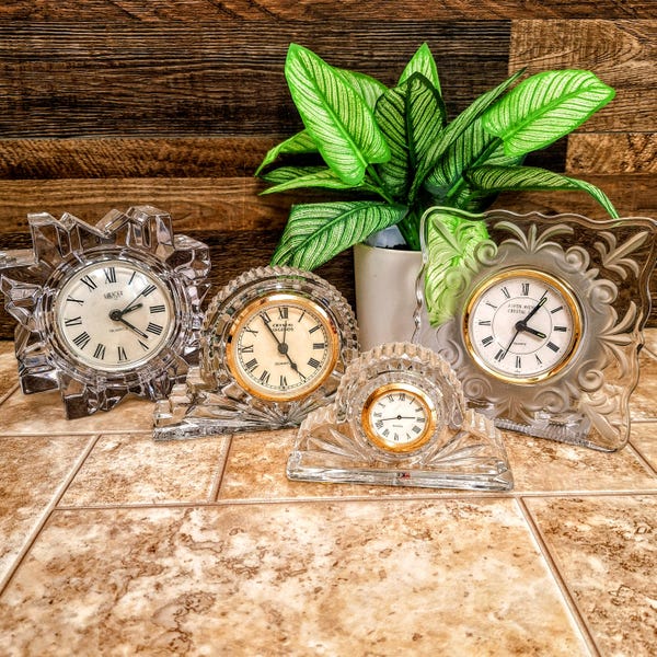 Crystal Clock - Etsy