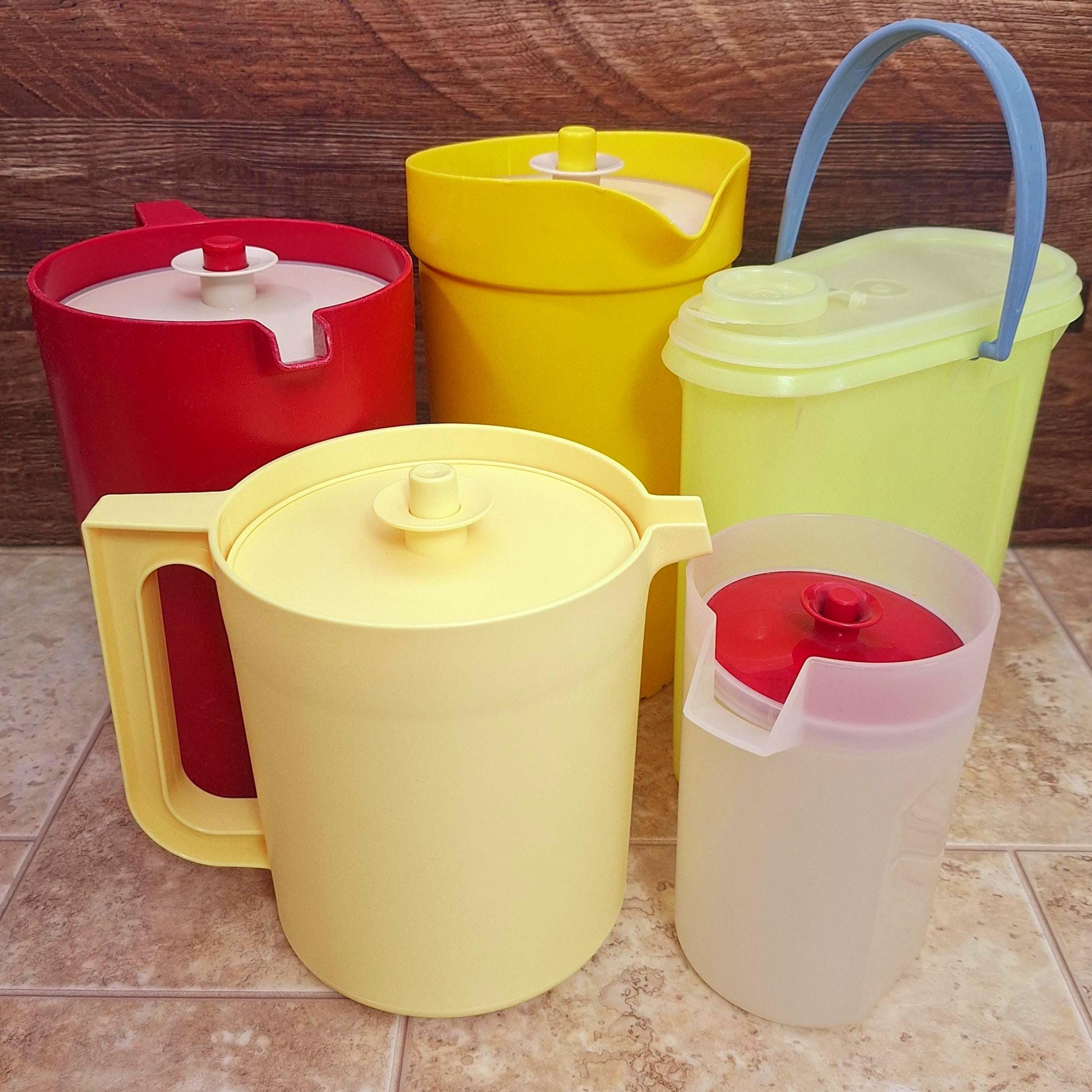 Vintage Tupperware Pitcher: Mid-century Beverage Containers - Etsy