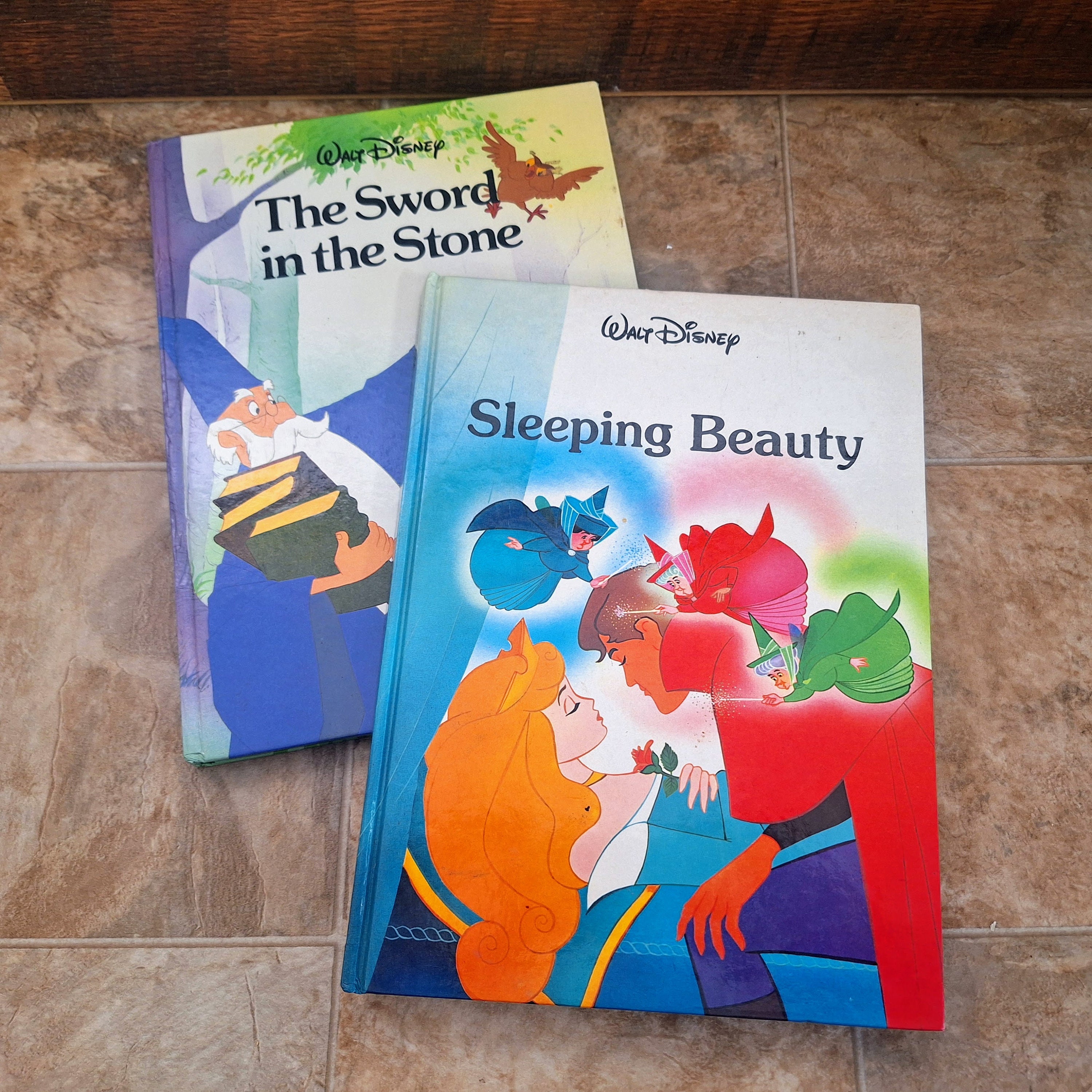 Set of Two Vintage Disney Classics Storybooks Sleeping Beauty & the ...