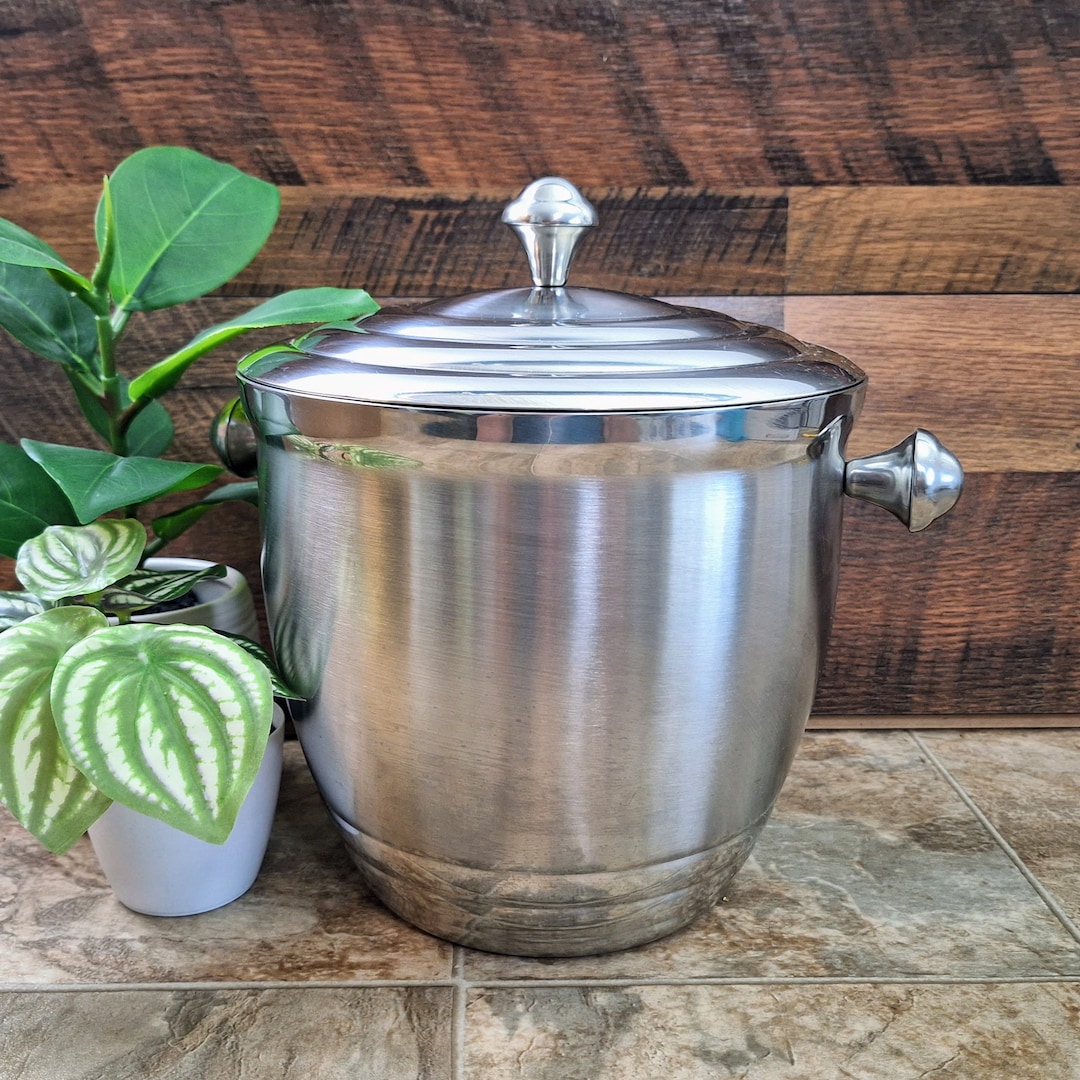 Vintage Lenox Stainless Steel Ice Bucket: Tuscany Classics Collection ...