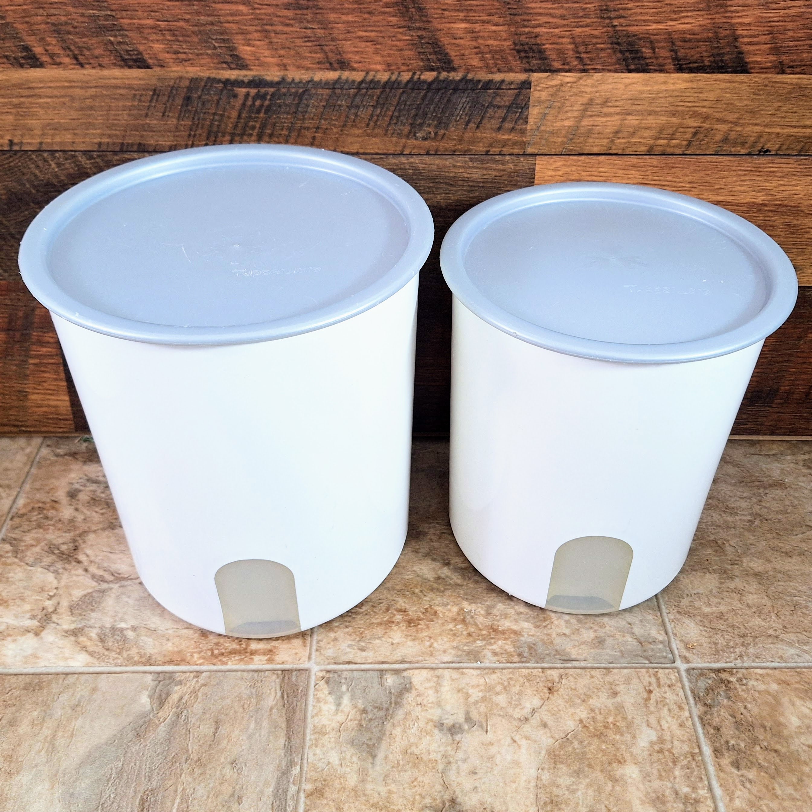 Vintage Tupperware One Touch Canister Set 1990s Window - Etsy