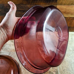 Vintage Cranberry Corning Visions 4 Qt Roasting Pan With Lid 1990s ...