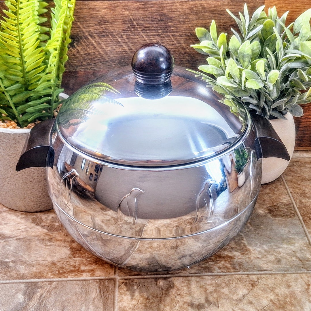 Vintage West Bend Penguin Hot and Cold Server MCM 1960s Ice Bucket ...
