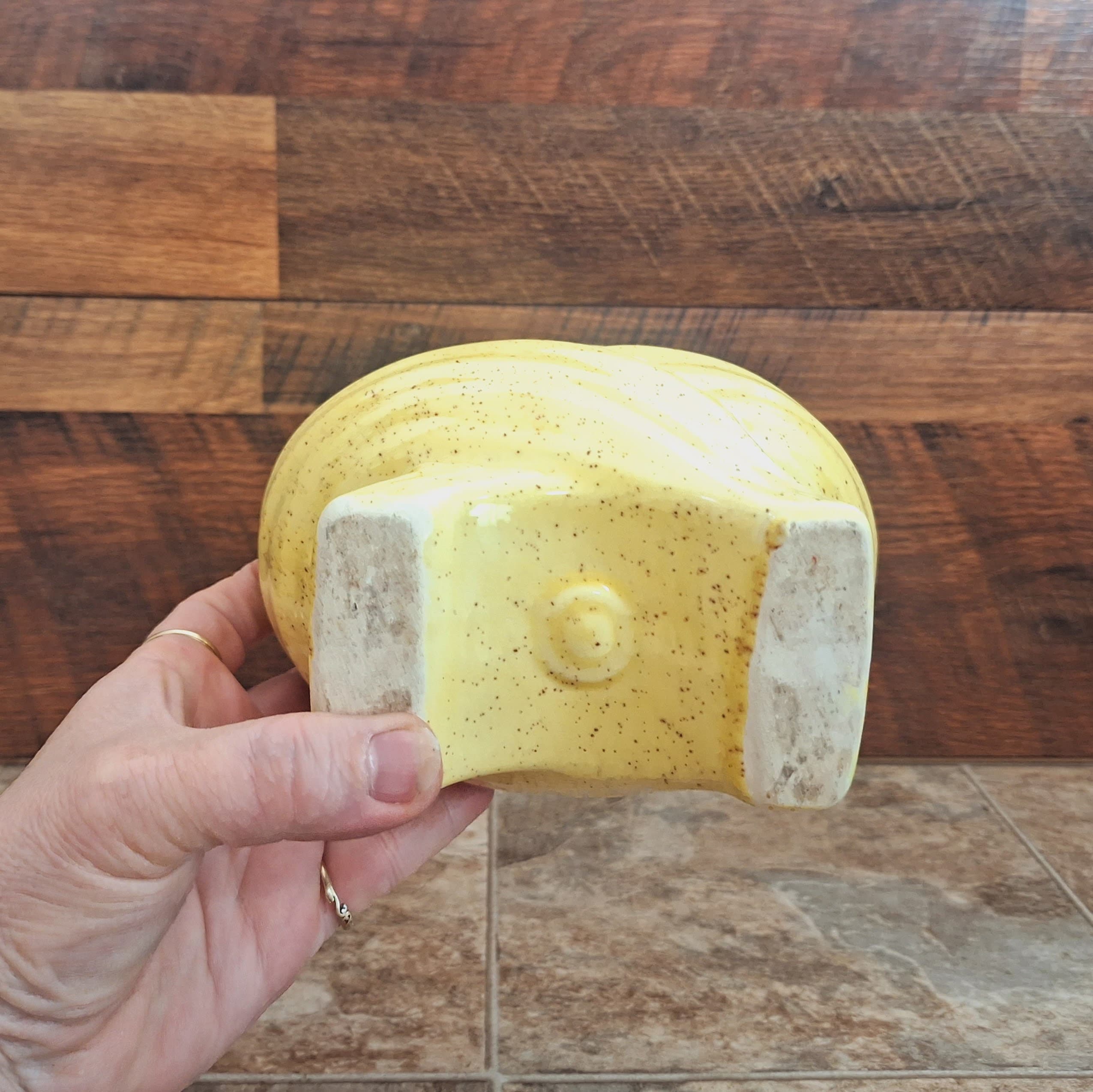 Mid Century Modern Yellow Planter Vintage California Pottery - Etsy