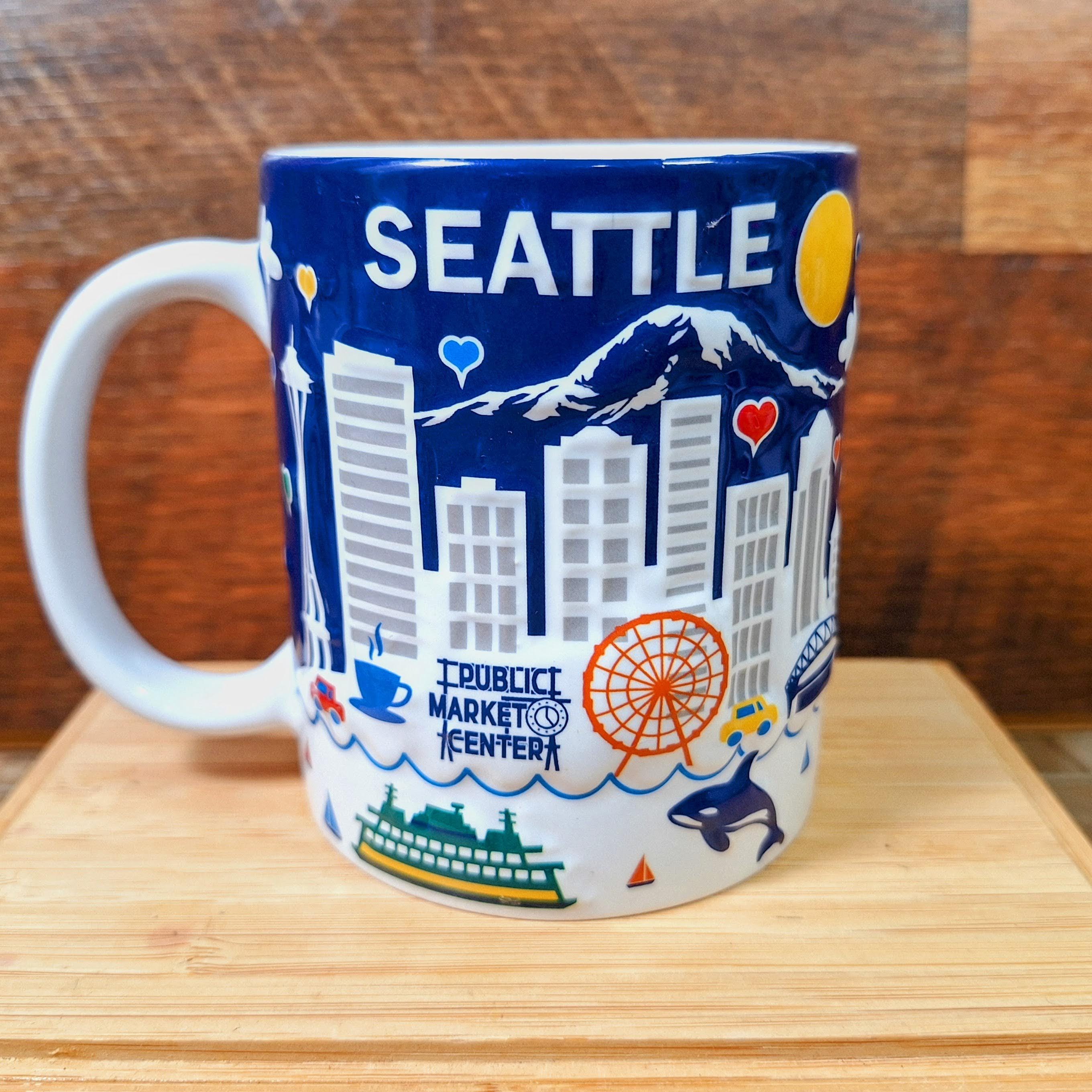 Vintage Cityscape Mugs: New York, Seattle, Chicago, Istanbul, Paris - Etsy