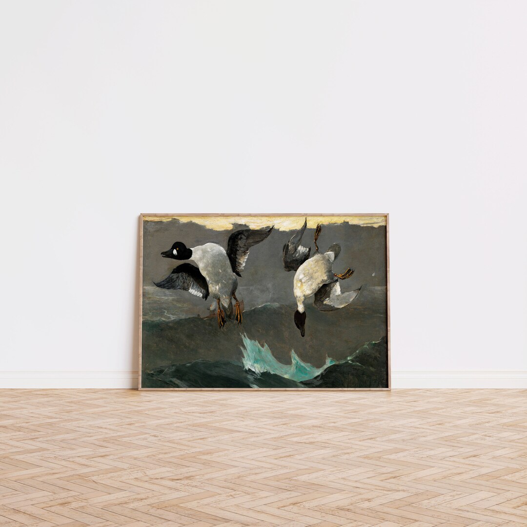 Geese Flying Art Print | Men Wall Art | Hunting Wall Prints | Art for ...
