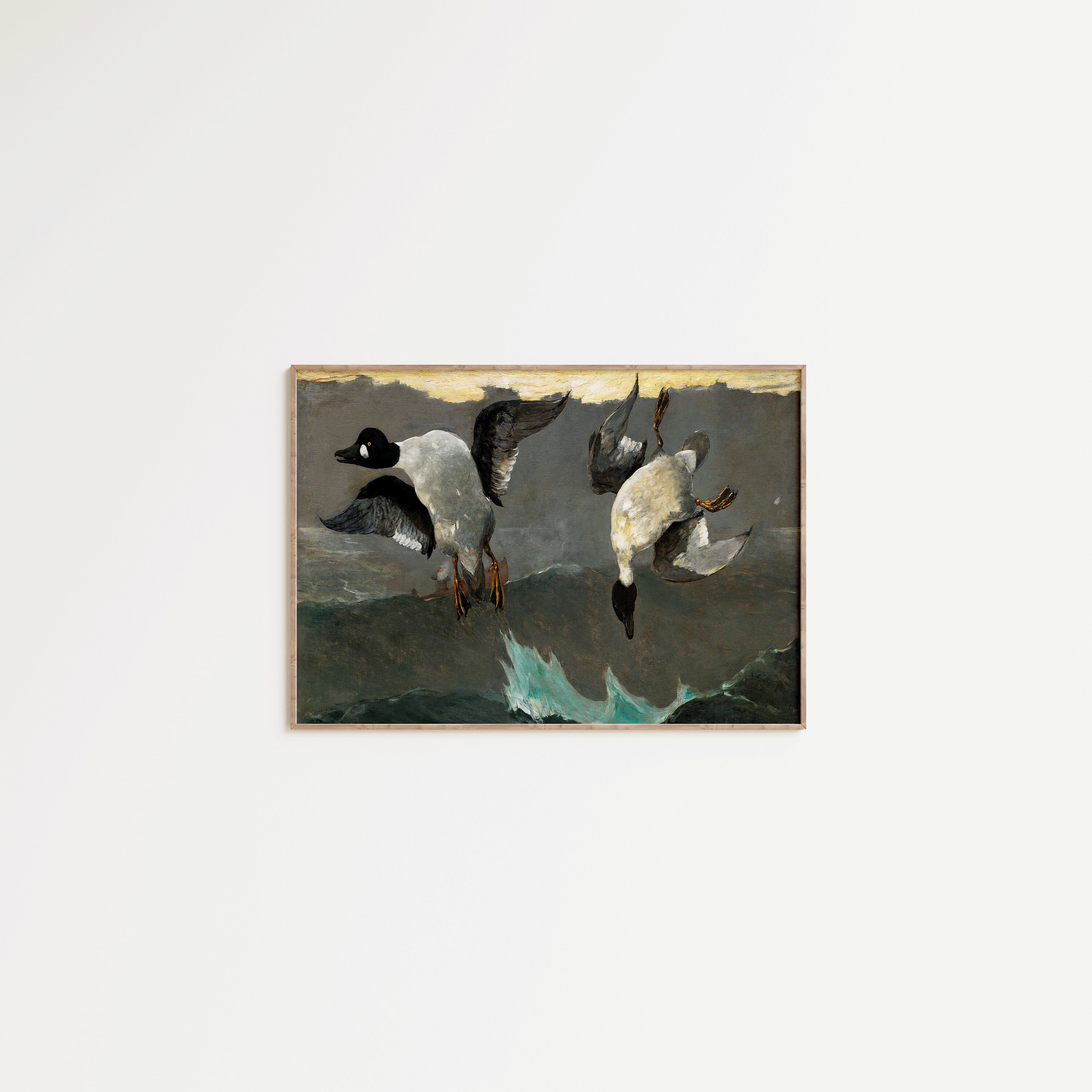 Geese Flying Art Print | Men Wall Art | Hunting Wall Prints | Art for ...