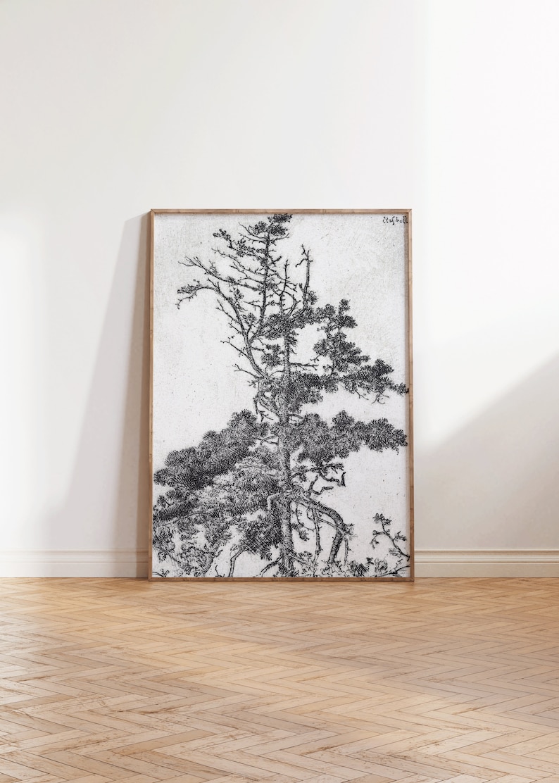 Masculine Tree Print Neutral Wall Art Masculine Wall Art - Etsy