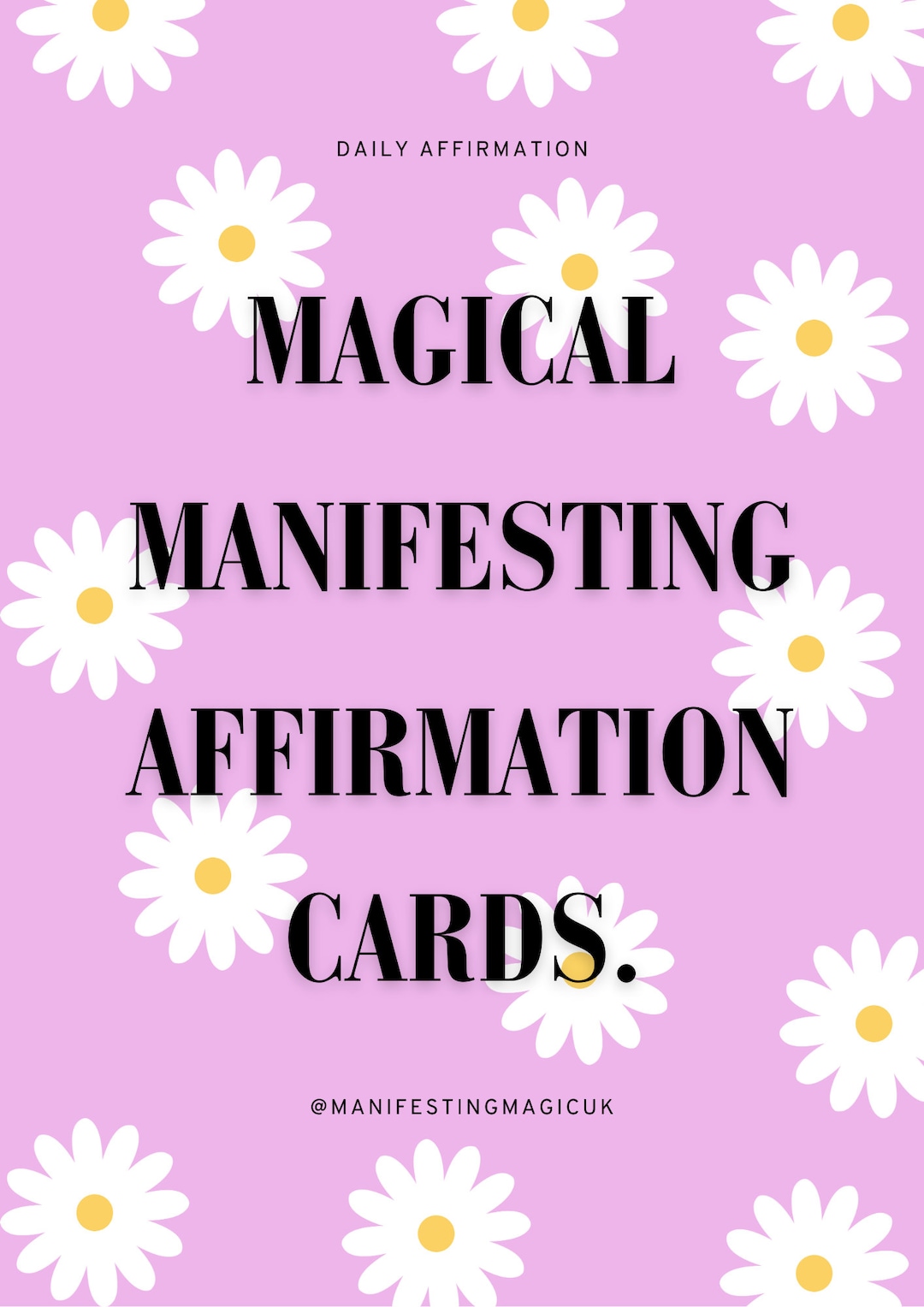 Printable Affirmation Cards for Magic Manifestation - Etsy