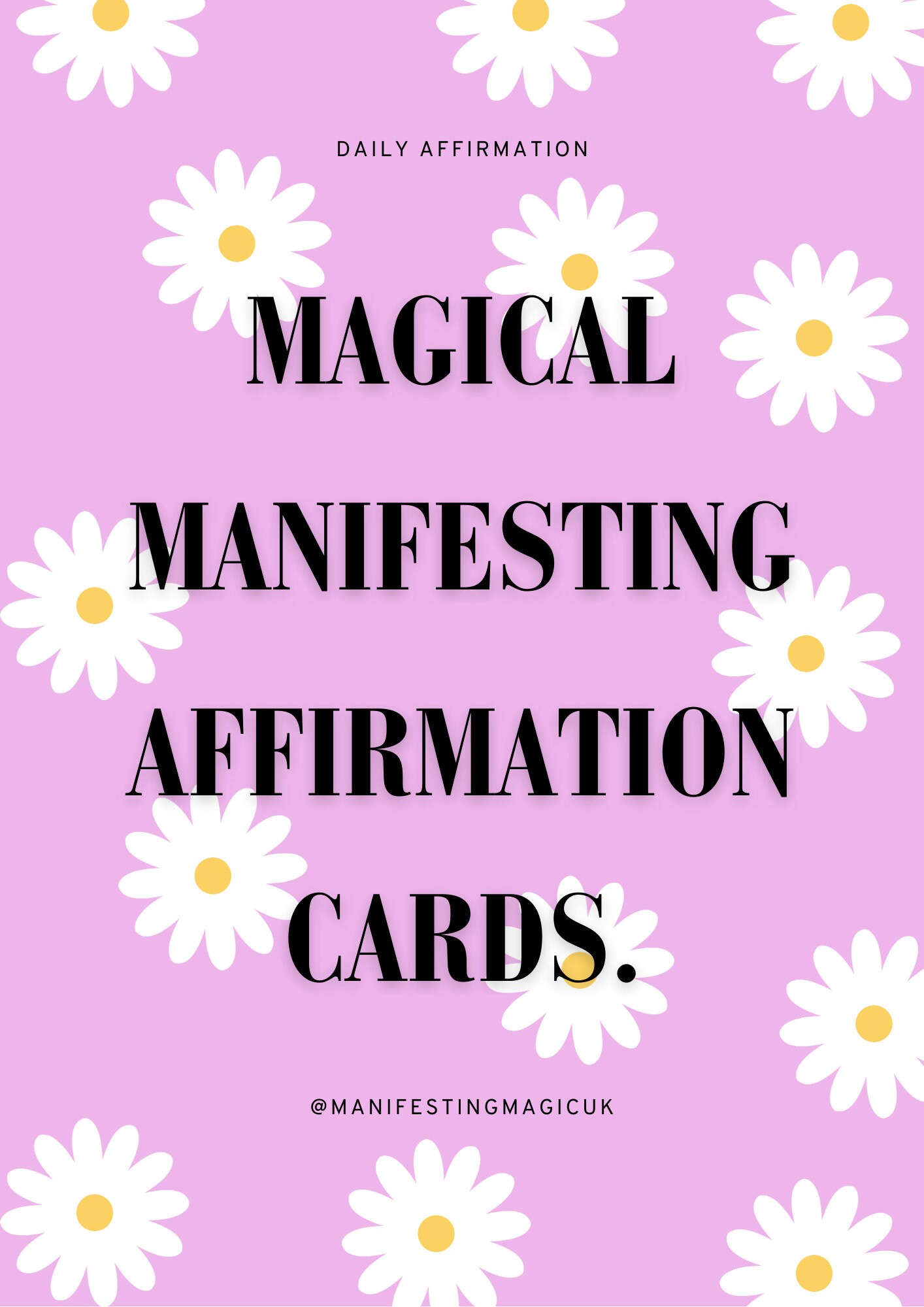 Printable Affirmation Cards for Magic Manifestation - Etsy UK