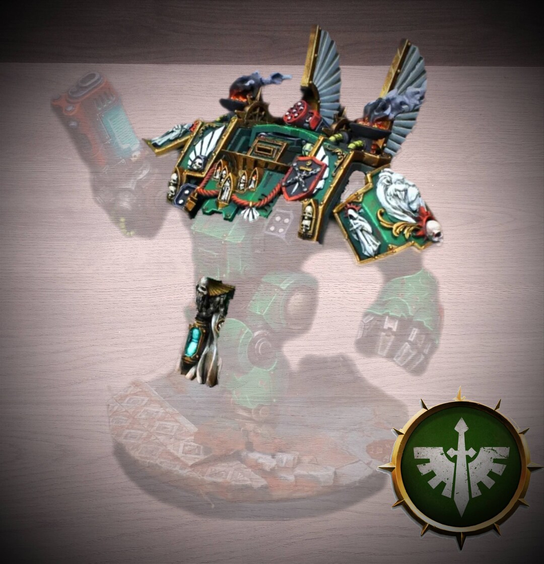 Battleship Armor Upgrade Kit Dark Angels Bitz Kitbashing - Etsy