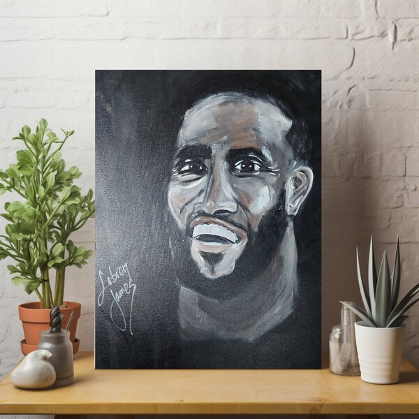 Lebron Painting - Etsy