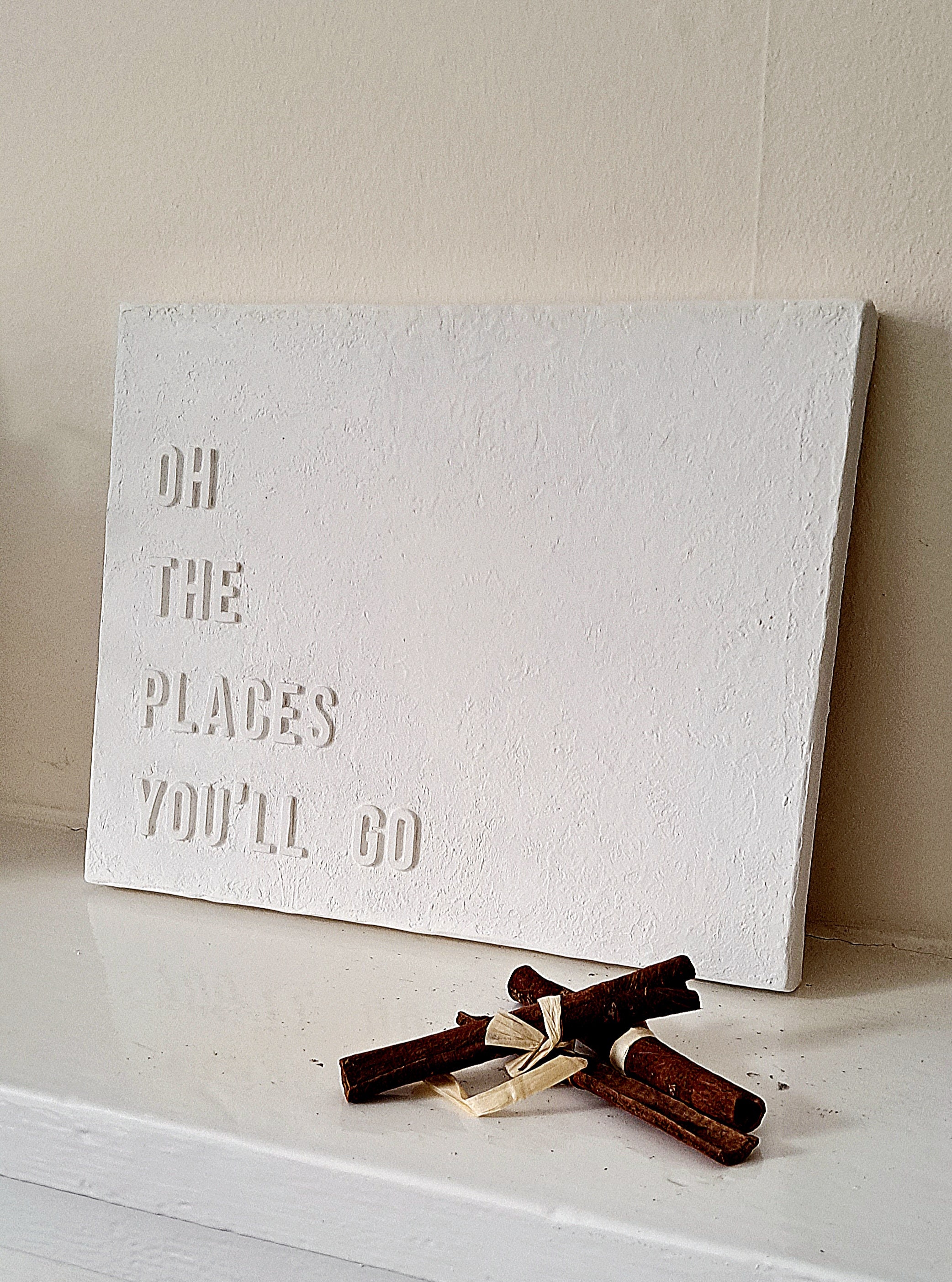 Textured Letter Art 3D Quote on Canvas Newborn Gift for - Etsy