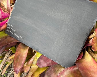 Slate Gift, Slate Cheese Board, Slate Tray, the Original Vermont Slate ...