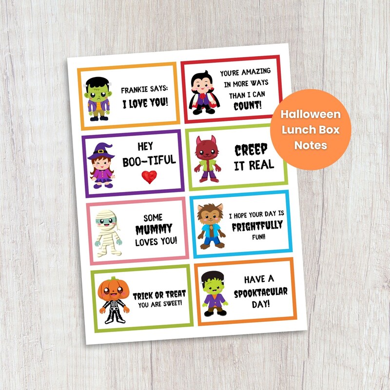 Lunch Box Cards - Etsy
