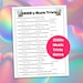 Candy Trivia Game, Printable Candy Trivia, Candy Game, Food Trivia ...