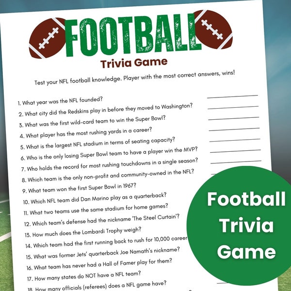 50s Trivia Game, 50s Theme Party Game, Trivia Game for Teens and Adults ...