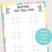 Easter Tic Tac Toe Game Printable, Easter Activity for Kids, Easter ...