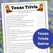 Texas Trivia Game, States Trivia, US States Trivia, Texas Game, Trivia ...