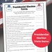Presidential Election Trivia Game, 2024 Election, US Presidential ...