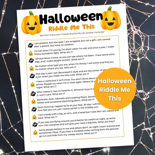 Halloween Trivia - Etsy