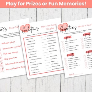 Galentines Day Party Games, Girls Night in Games Printable, 12 ...