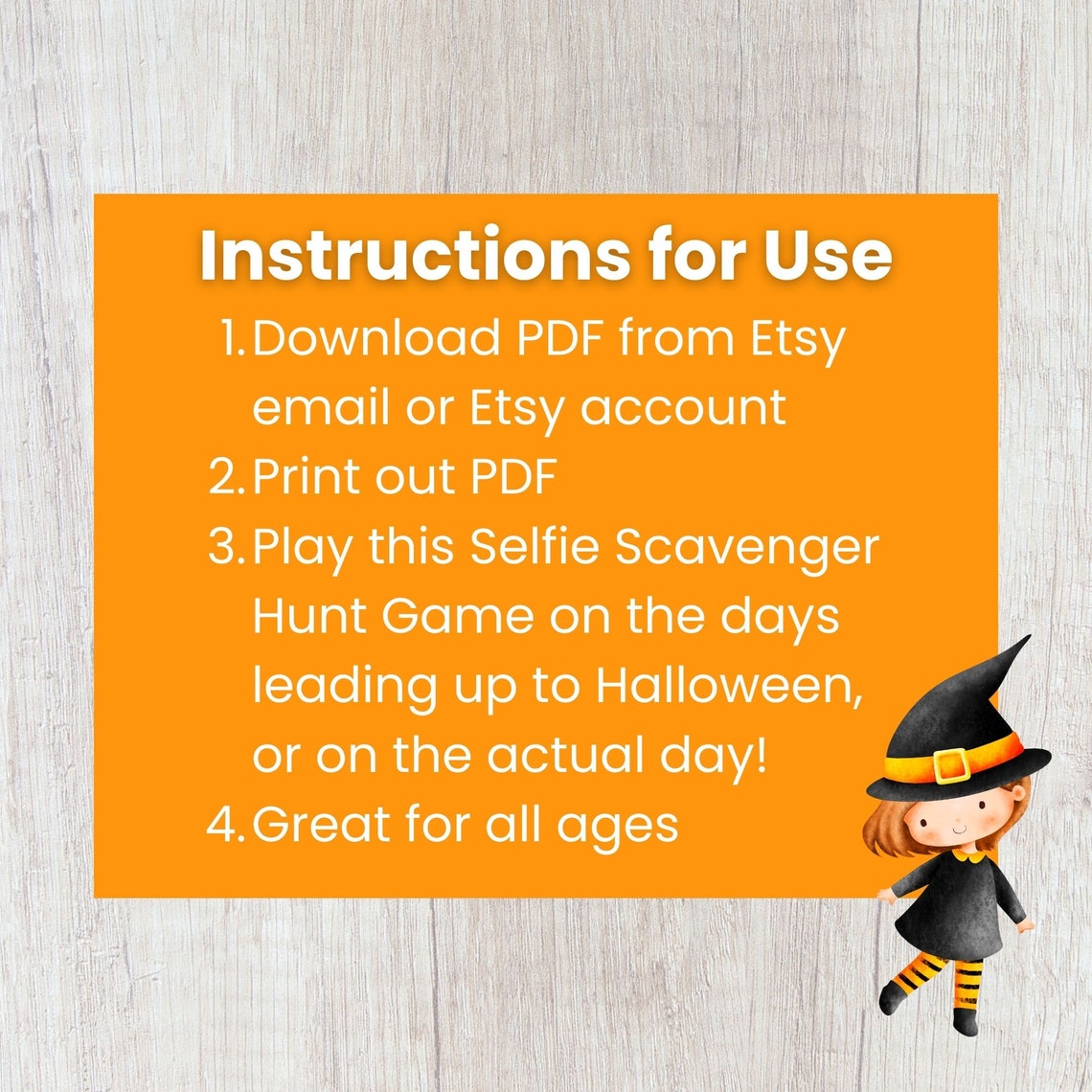 Halloween Selfie Scavenger Hunt, Photo Scavenger Hunt, Scavenger Hunt ...