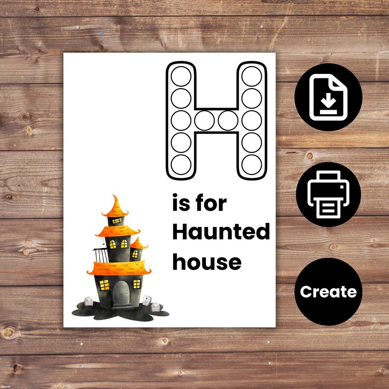 Halloween Dot Marker Printable With Halloween Alphabet Letter Dot ...