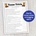 Texas Trivia Game, States Trivia, US States Trivia, Texas Game, Trivia ...
