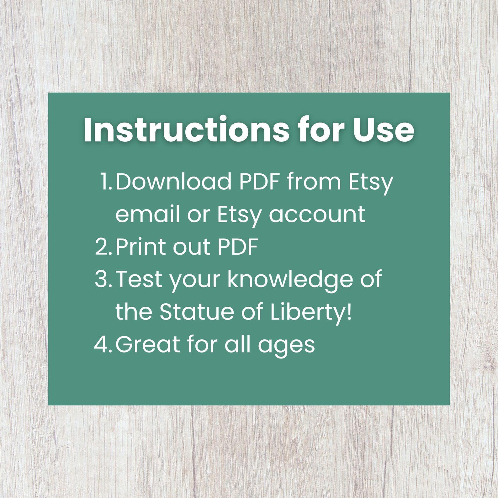 Statue of Liberty Trivia Game, 4th of July Games, History Classroom ...