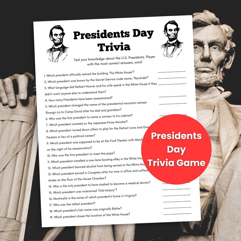 Presidents Day - Etsy