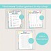 Easter Tic Tac Toe Game Printable, Easter Activity for Kids, Easter ...