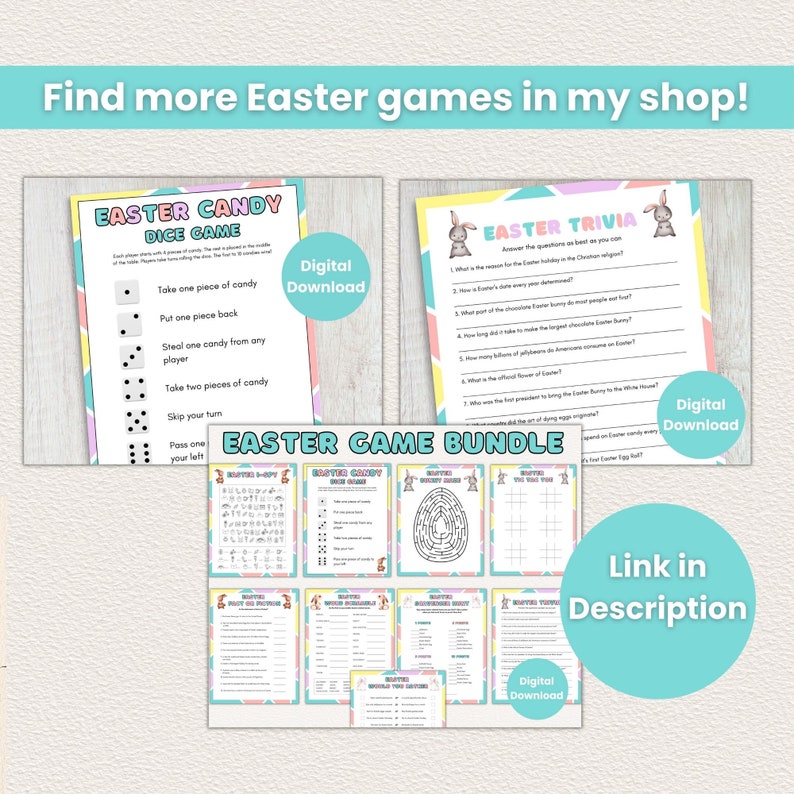 Easter Word Scramble Game, Printable Easter Game, Easter Worksheet ...
