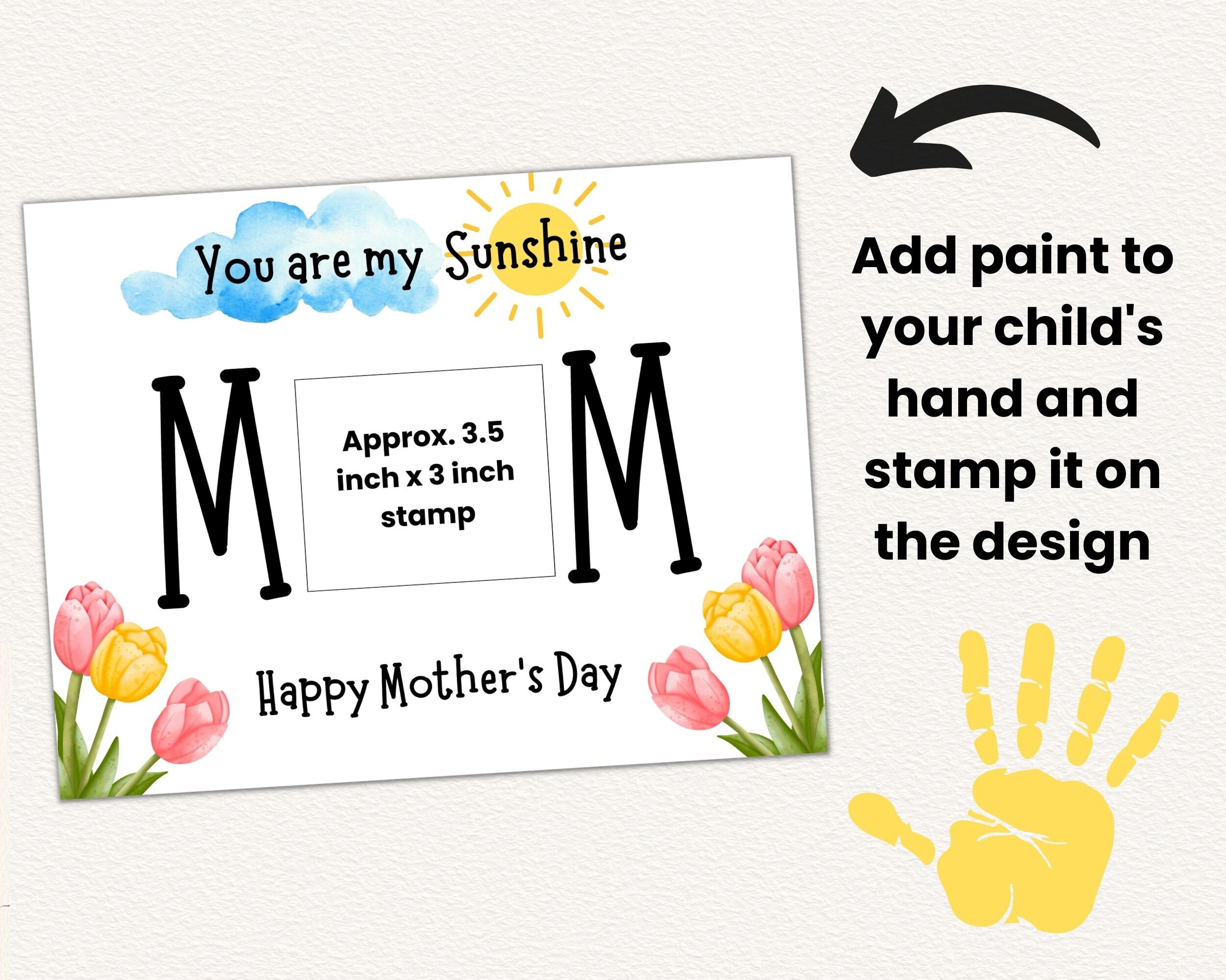 Mothers Day Handprint Craft for Kids Mothers Day Handprint - Etsy Australia