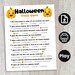 Halloween Trivia Game Printable, Halloween Game for Kids and Adults ...